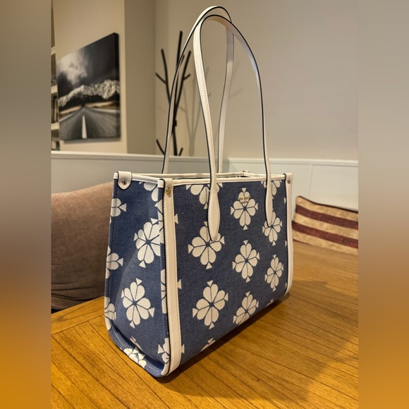 kate spade | Bags | Kate Spade Market Spaced Spade Flower Canvas Medium ...